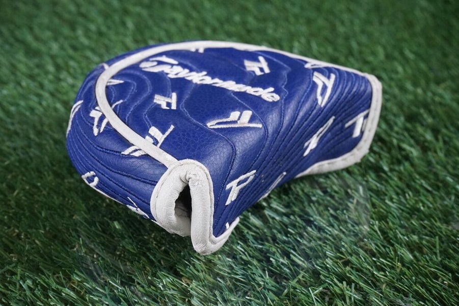 TAYLORMADE TP COLLECTION MALLET PUTTER HEADCOVER, BLUE / WHITE ~ L@@K ...