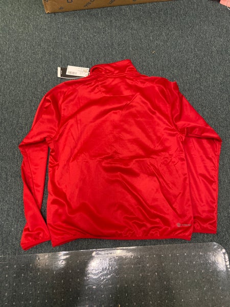 Adidas Women's Small Red Sideline Knit 1/4 Zip (New) | SidelineSwap ...