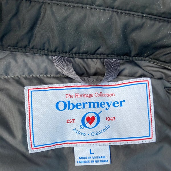 Used Black Men's Large Obermeyer THE HERITAGE COLLECTION Jacket ...