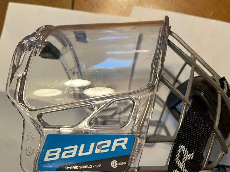 Bauer Hybrid Shield Hockey Face Mask . Full Face S/p | SidelineSwap ...