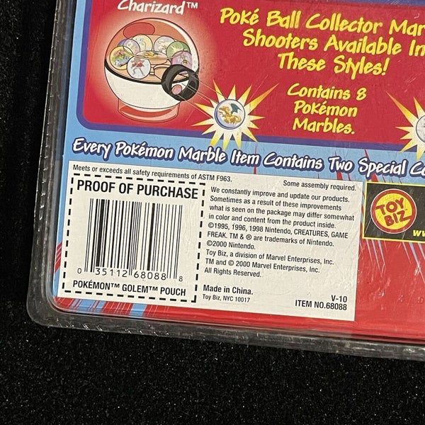 Vintage Pokemon Collectors Marble Pouch Golem #76 Sealed Series 2 NEW ...