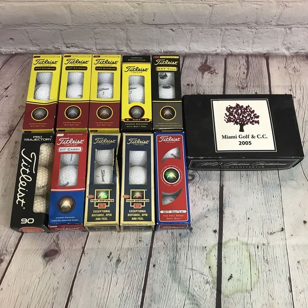 Titleist Golf Ball Sleeve Lot - NXT DT SOLO - 3 Dozen Total / 12 ...