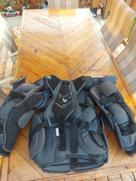 Bauer Shadow Chest Protector beefed up | SidelineSwap | Buy and Sell on ...