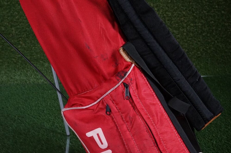 VINTAGE PING KARSTEN HOBBLE CREEK LOGO STAND BAG 4 WAY DIVIDERS GOLF ...