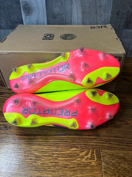 Adidas Predator Elite Laceless FG Solar Yellow Soccer Cleats Mens Sz 7 ...