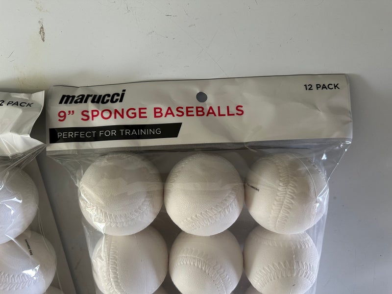 New Marucci Sponge Baseballs 12 Pack - Training Baseballs ...