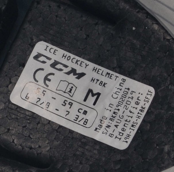 San Jose NHL Game-Used CCM HTV8K Rare Teal #68 Mike Hoffman Helmet Pro ...