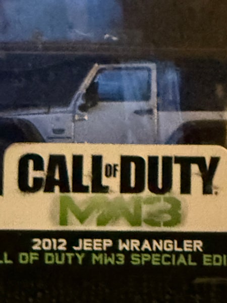 Green Light Jeep Call Of Duty MW3 2012 Wrangler Special Edition 1:43 ...