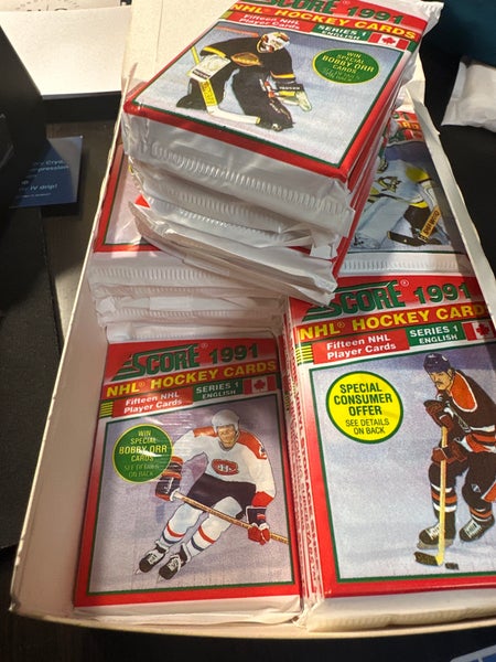 NHL Hockey Score 1991 Series 1 Box | SidelineSwap | Buy and Sell on ...