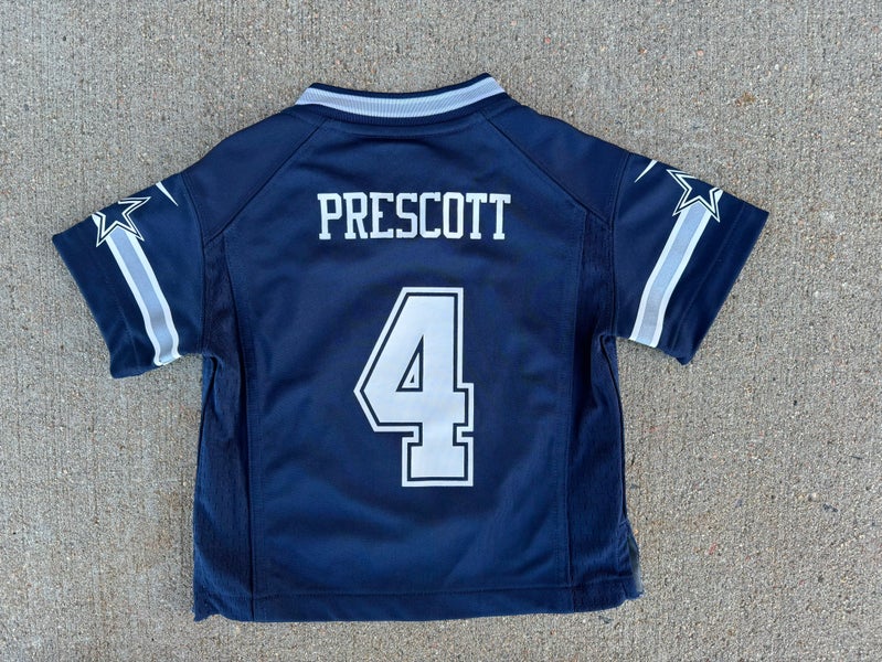 DAK PRESCOTT Jersey 2T Blue Dallas Cowboys Nike On Field Medium Kids ...