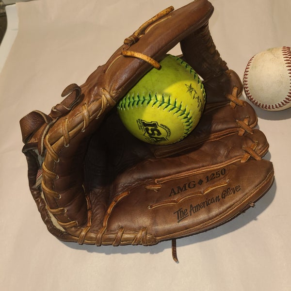 Used Right Hand Throw AMG 1250 Kangaroo leather Nokona Baseball Glove ...