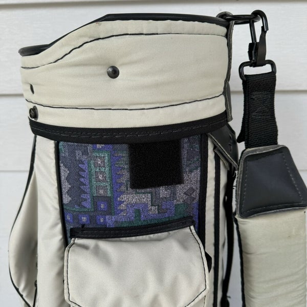 Vintage Ron Miller Pro Model Golf Bag Geometric Print USA Made ...