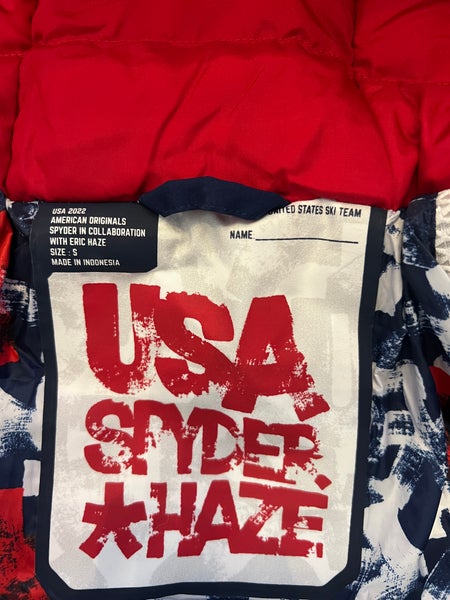 Blue Used Women's Small Spyder Jacket Official Alpine Team Uniform 2022 ...