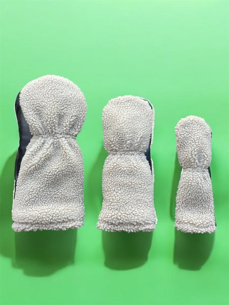 Leather/Sherpa Driver, Fairway Wood & Hybrid Head Cover | SidelineSwap ...