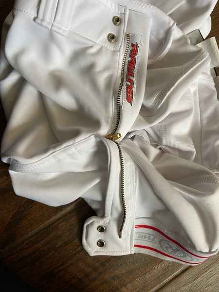 White Used Youth XXL Rawlings Pro Series Knickers Game Pants | SidelineSwap | Buy and Sell on ...