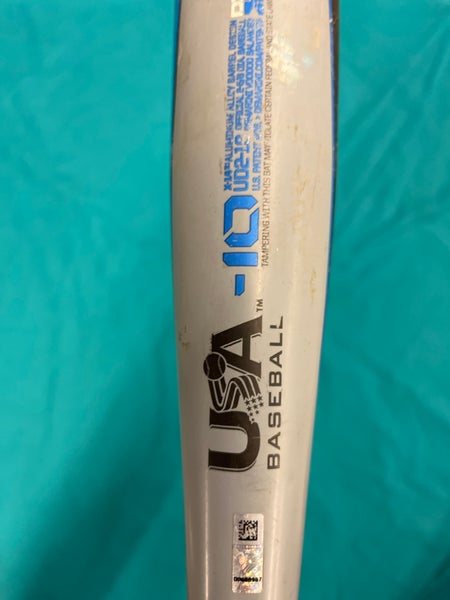 Used 2019 DeMarini Voodoo Bat USABat Certified (-10) Alloy 18 oz 28 ...