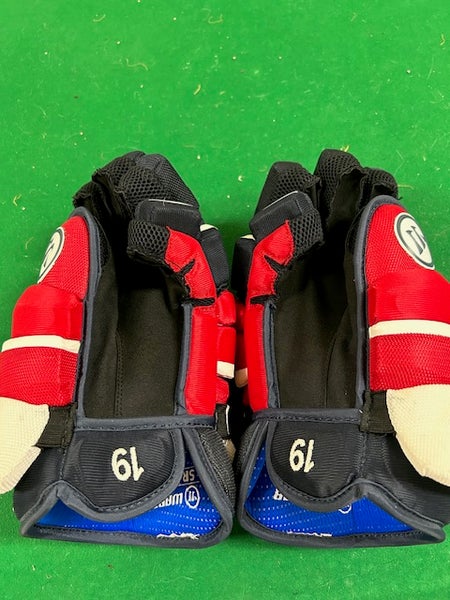 Nicklas Backstrom Warrior Covert Gloves 13" Pro Stock Washington ...