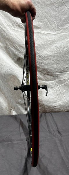 Mavic Cosmos 24-Spoke Black Aluminum 622x15/700C Front Wheel Duro Speed ...