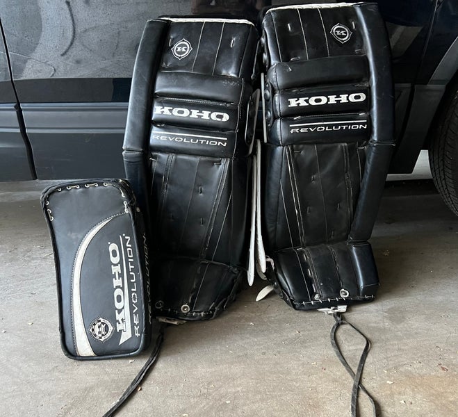 Koho Revolution 589 goalie Pads 32” With Blocker | SidelineSwap | Buy ...