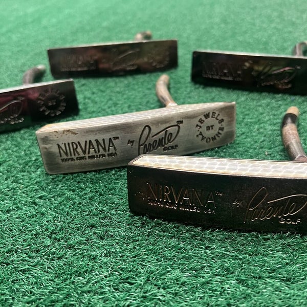 Set of 5 Parente Nirvana Blade Carbon Steel Putter Heads Right Handed ...