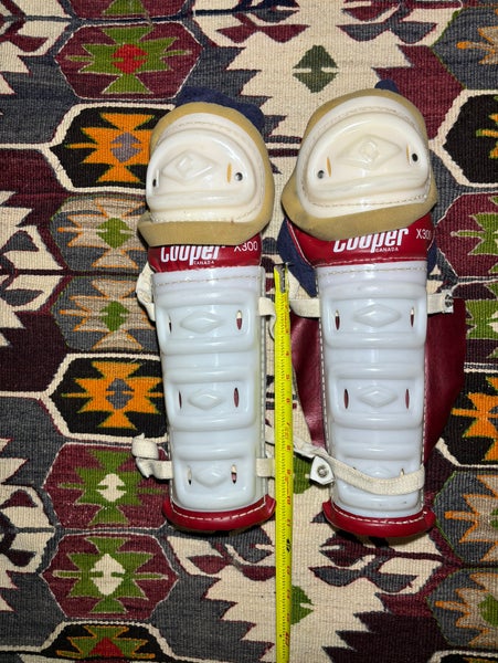 Cooper X300 16" Shin Pads Vintage | SidelineSwap | Buy and Sell on ...