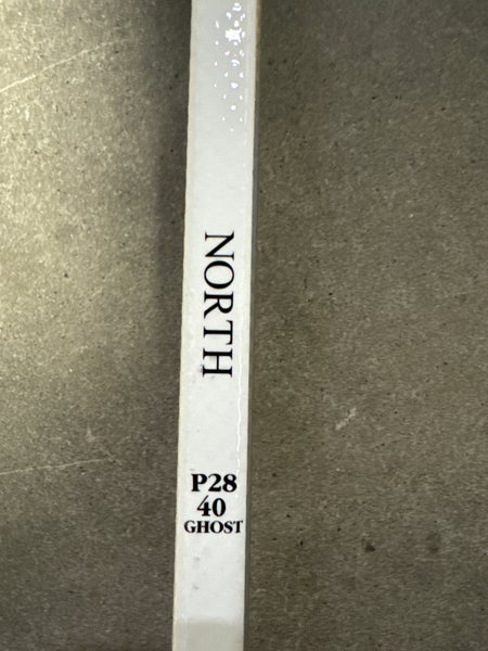 40 Flex P28 New Junior Left Hand Pro Stock CCM White FT Ghost Styled ...