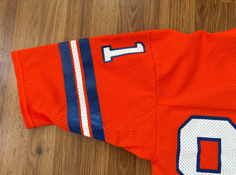 Denver Broncos Steve Watson #81 NFL FOOTBALL VINTAGE SAND KNIT Sz ...
