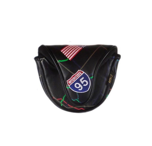 NEW PRG South Carolina "Road Map" Black Magnetic Golf Mallet Putter ...