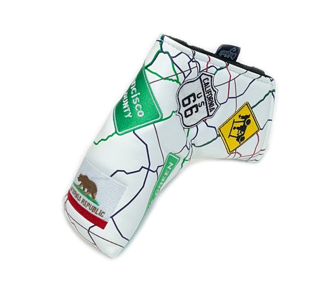 NEW PRG California "Road Map" White Magnetic Golf Blade Putter ...