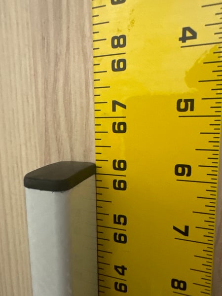 77 Flex P28 New Senior Bauer Left Handed Pro Stock White Proto-R Style ...