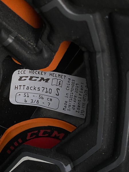 CCM Tacks 710 Pro Stock Hockey Helmet Small Black 5274 | SidelineSwap ...