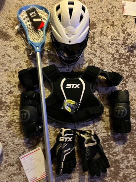 Youth lacrosse equipment. Full set . Meets all NOCSAE standards and ...