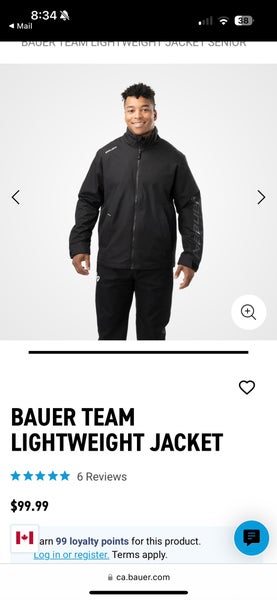 Bauer Lightweight Team Jacket - Brand New | SidelineSwap | Buy and Sell ...