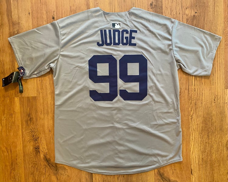 MLB New Aaron Judge New York Yankees #99 XL Men's Baseball Jersey Grey ...