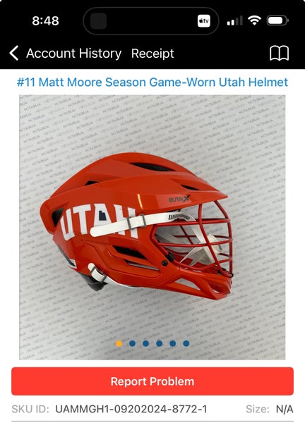 *NEW* 2024 Utah Archers PLL Warrior Burn X Helmet | SidelineSwap | Buy ...