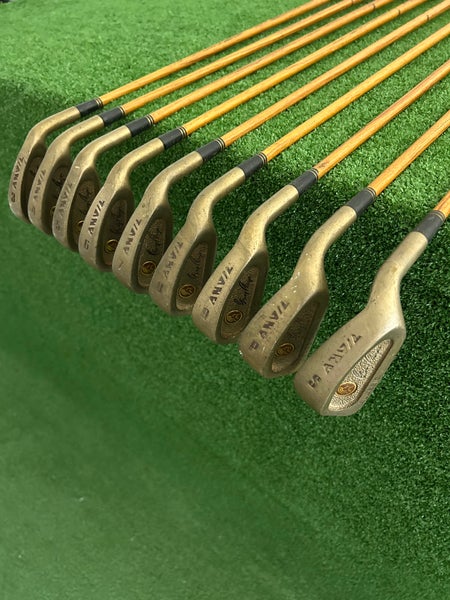 Gary Player Vintage Anvil Classic Copper Iron Set 3-S / Boron Wood ...