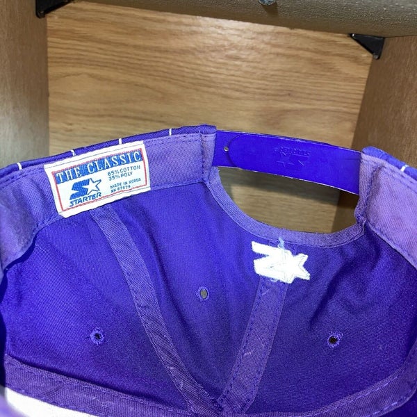 Vintage LSU Tigers Starter Pin Striped Snapback Hat Louisiana State ...