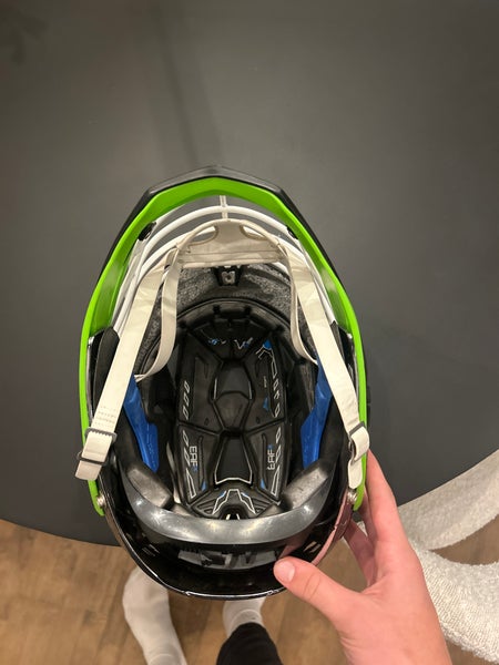 Cascade XRS Chrome Lacrosse Helmet (True National) (Removable Decals ...