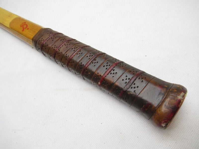 VINTAGE BANCROFT "SUPER WINNER" WOODEN TENNIS RACQUET ANTIQUE / DISPLAY ...