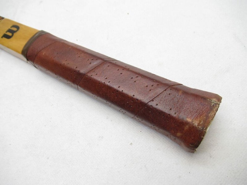 VTG WILSON "JIMMY CONNORS CHAMPION" WOODEN TENNIS RACQUET. ANTIQUE ...