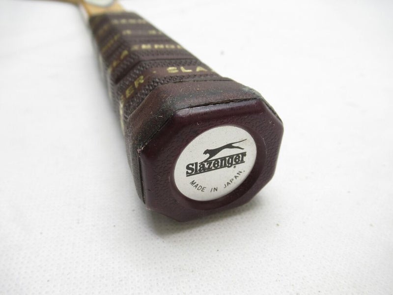 VINTAGE SLAZENGER "VIKING" WOODEN TENNIS RACQUET. ANTIQUE / DISPLAY ...