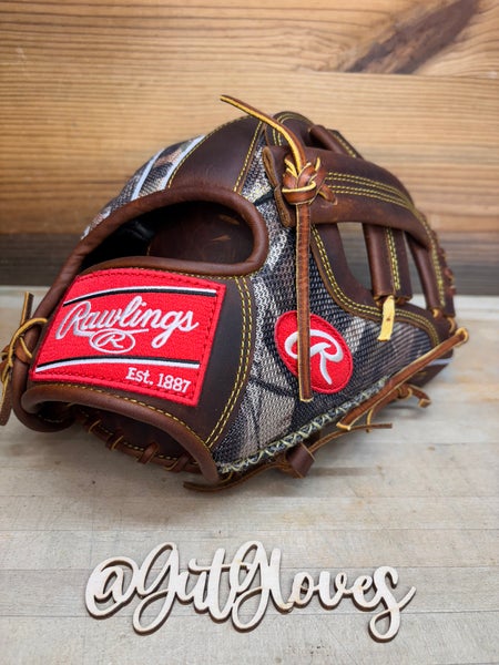 Custom Rawlings HOH 11.5” Timberglaze And Camo | SidelineSwap | Buy and Sell on SidelineSwap