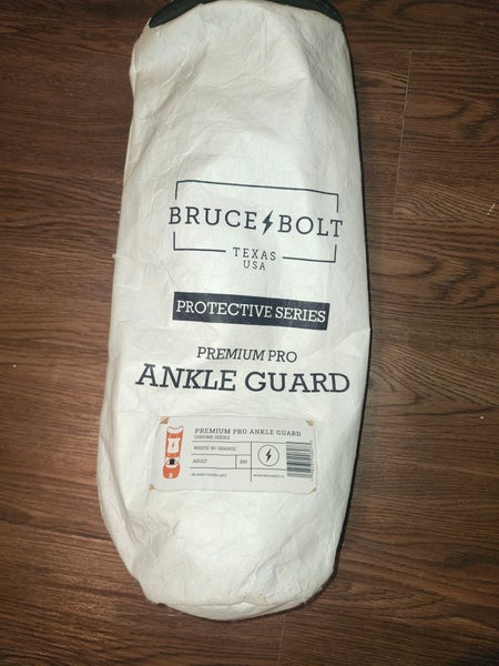 White with Orange Baseball Ankle Guard | SidelineSwap | Buy and Sell on ...