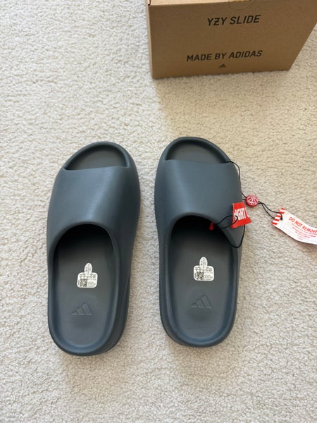 Adidas Jeezy Slides M9 “Slate Marine” | SidelineSwap | Buy and Sell on ...