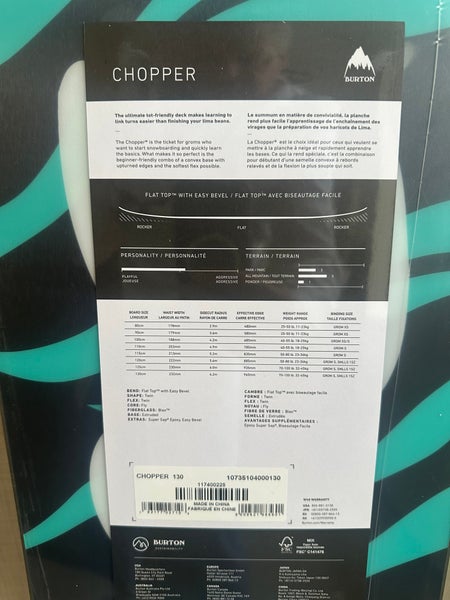 Burton Without Bindings (New) Chopper Snowboard | SidelineSwap | Buy ...