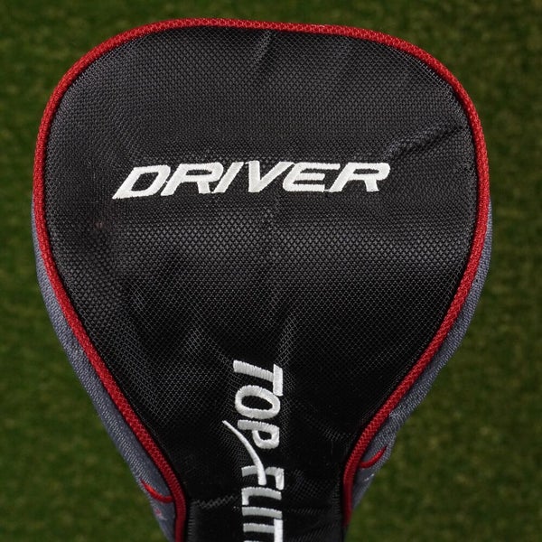 TOP FLITE XL TI DRIVER HEADCOVER BLACK / GRAY / RED ~ L@@K ...