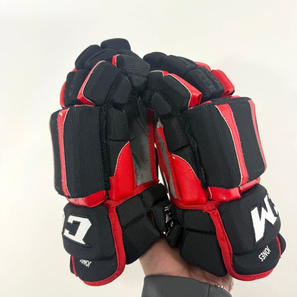 Used Chicago Blackhawks CCM HGCL 13" Gloves | Caleb Jones | L362 ...