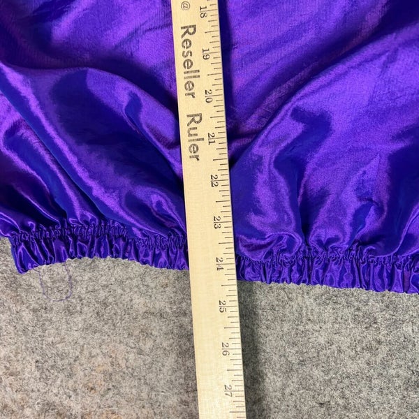 Vintage Surf Style Mens Jacket Medium Purple Windbreaker Iridescent ...