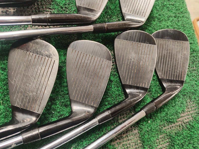 Wilson X31 Black Jack 431SS Golf Iron Set 4-PW Uniflex Steel Shaft Left ...