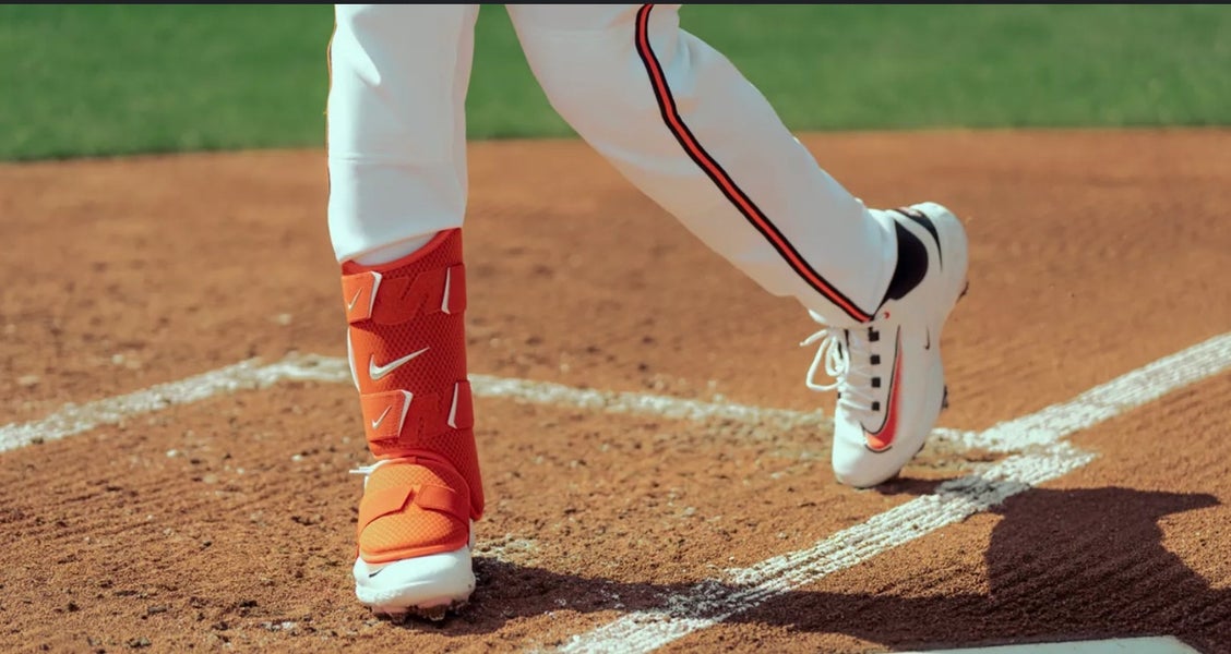 MLB Exclusive Nike Leg Guard LHH - Orange/Brand New | SidelineSwap ...